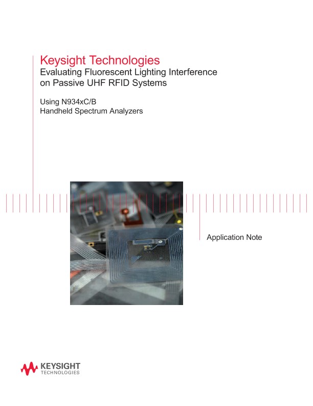 Fluorescent Lighting Interference on Passive UHF RFID Systems PDF Asset Page | Keysight